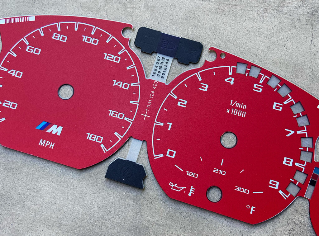 Bmw Red Gauge Cluster
