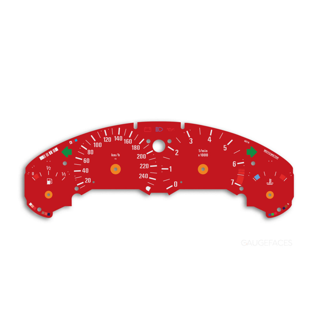 Bmw Red Gauge Cluster