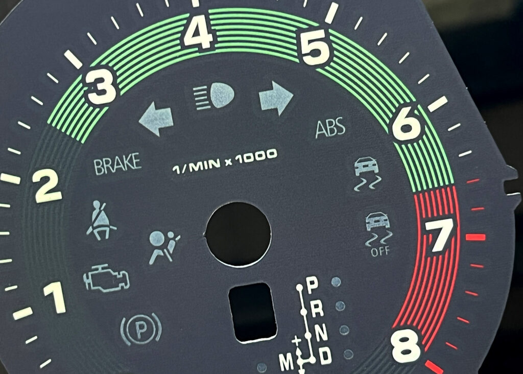 Porsche 911 (991) / 718 / Macan Gauge Face Tachometer – 8000 RPM – PDK ...