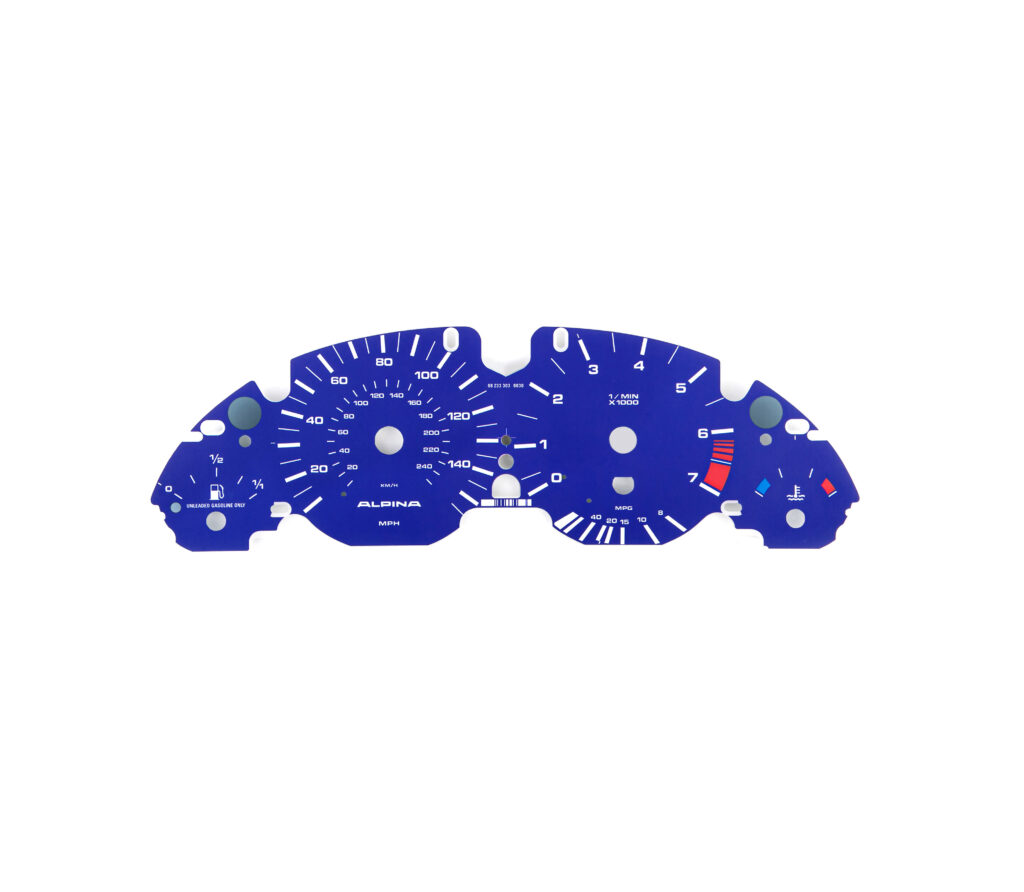 BMW E38 E39 E53 5-Series 7-Series Alpina Gauge Faces – 7000 RPM – 140 ...