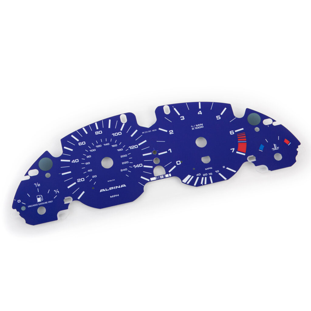 BMW E38 E39 E53 5-Series 7-Series Alpina Gauge Faces – 7000 RPM – 140 ...