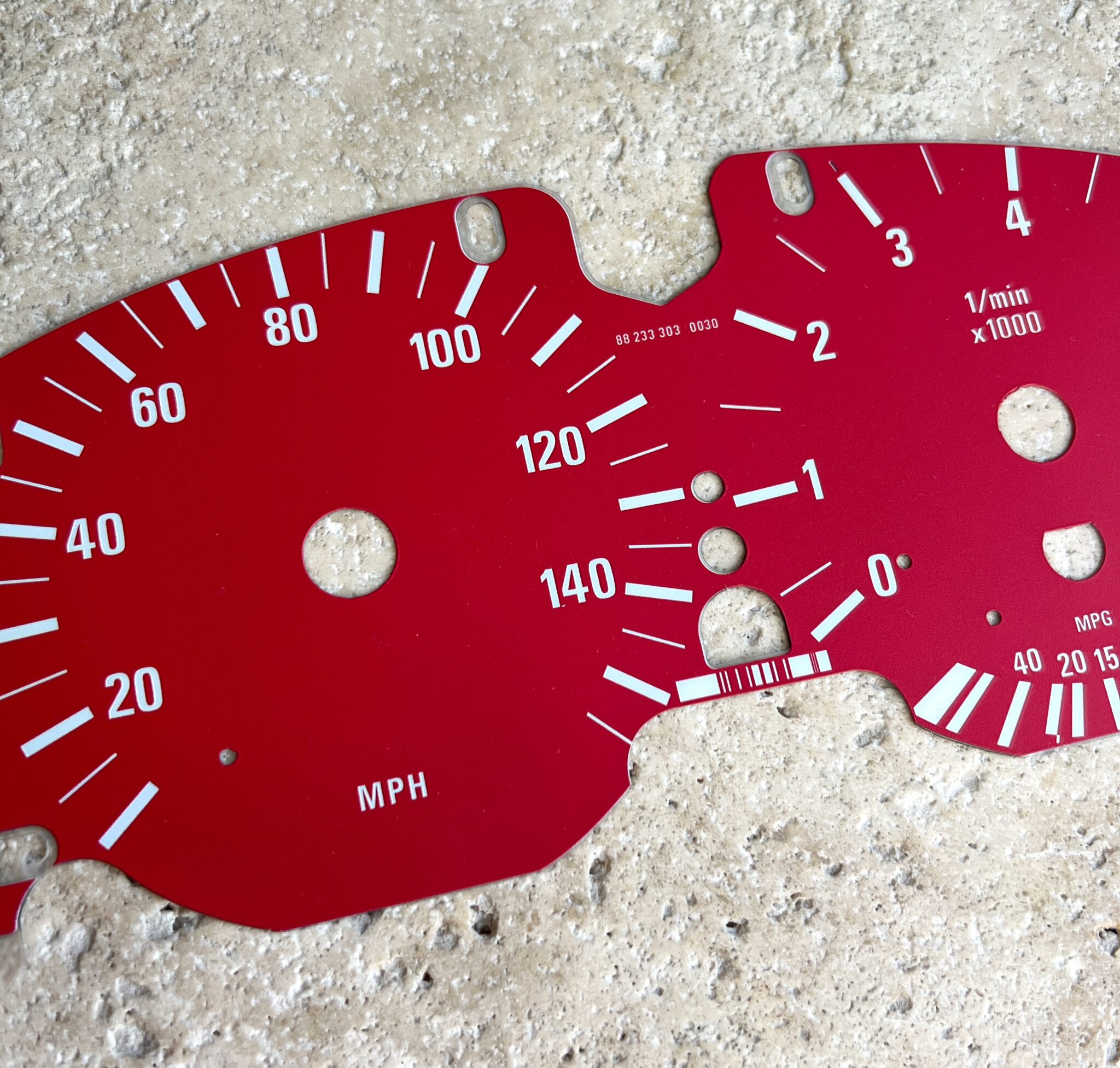 BMW E38 E39 E53 5-Series 7-Series Base Gauge Faces – 7000 RPM – 140 MPH ...