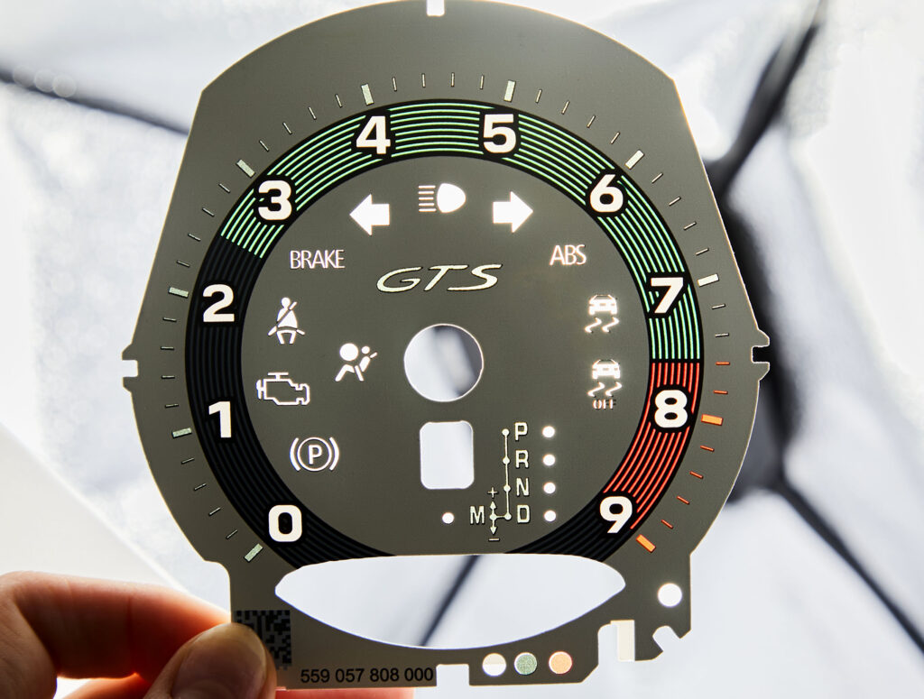 For Porsche 911 991.1 / Boxster&Cayman 981 GTS: Gauge Face Tachometer ...