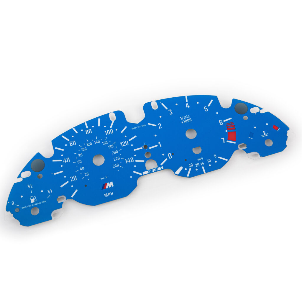 BMW E38 E39 E53 5-Series 7-Series M-Style Gauge Faces – 7000 RPM – 140 ...