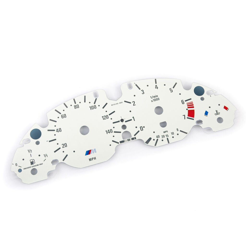 BMW E38 E39 E53 5-Series 7-Series M-Style Gauge Faces – 7000 RPM – 140 ...