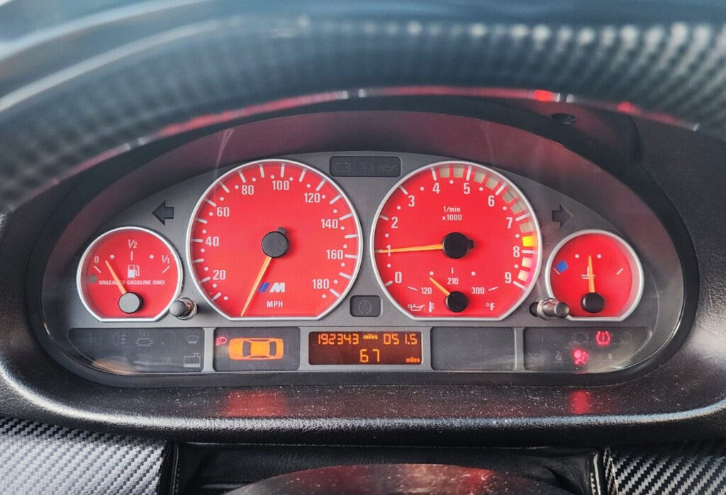 Bmw Red Gauge Cluster