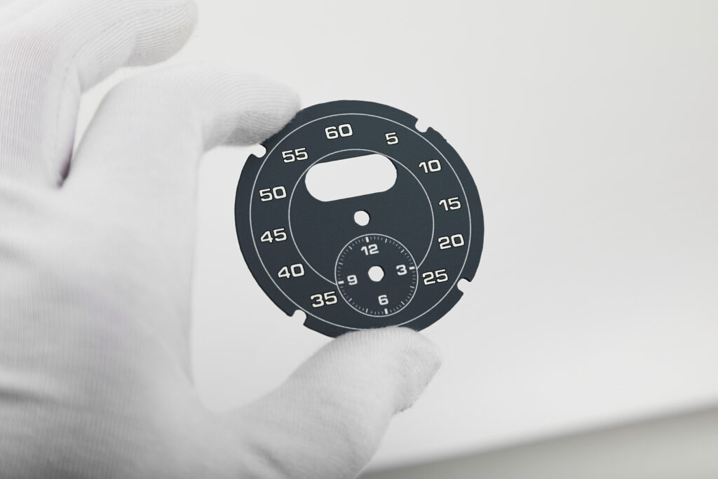 For Porsche Sport Chrono: Clock Dial Gauge Face – Dark Gray - Gauge Faces