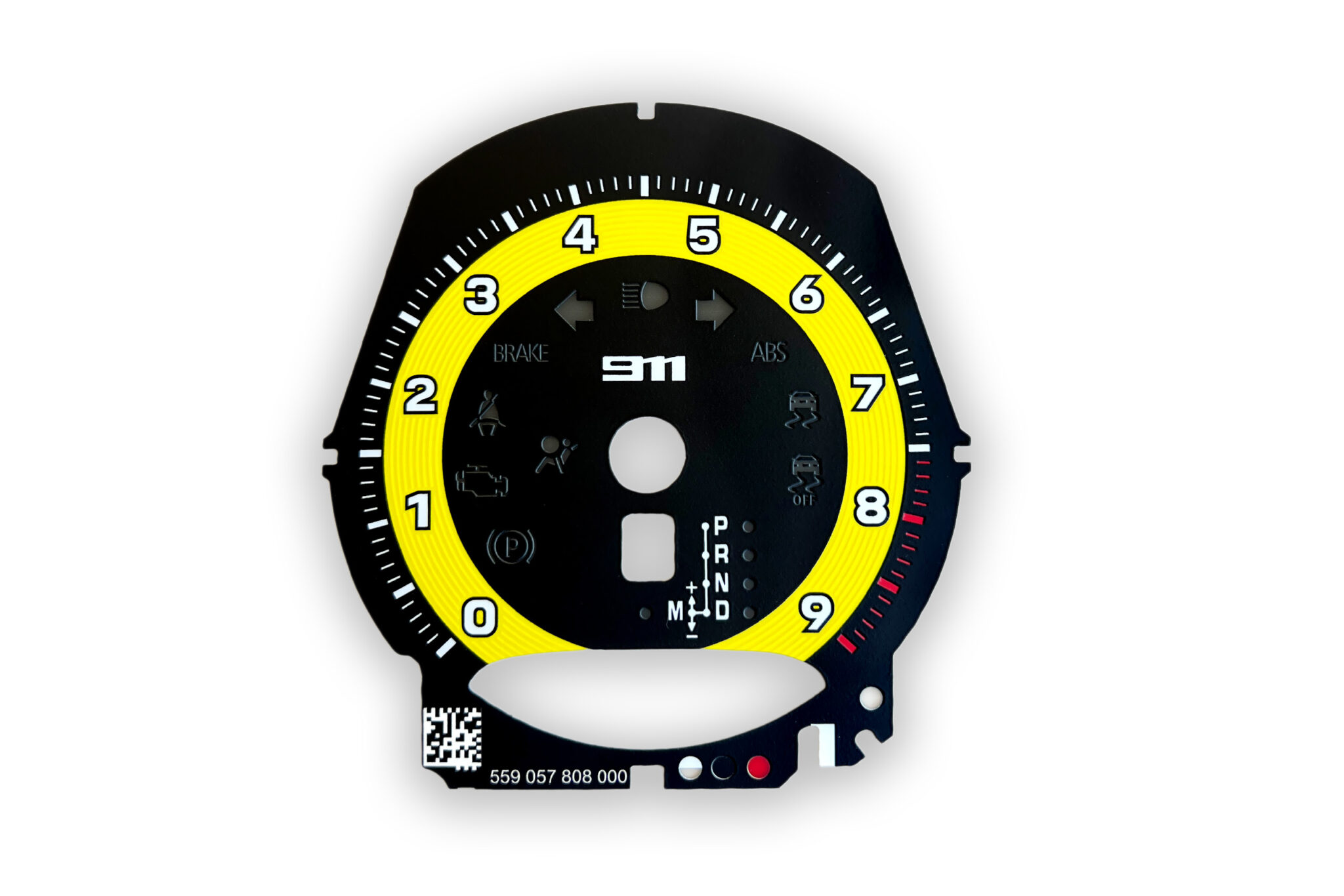 Porsche 991 911 Gauge Face Tachometer – 9000 RPM – PDK – 992 Design ...