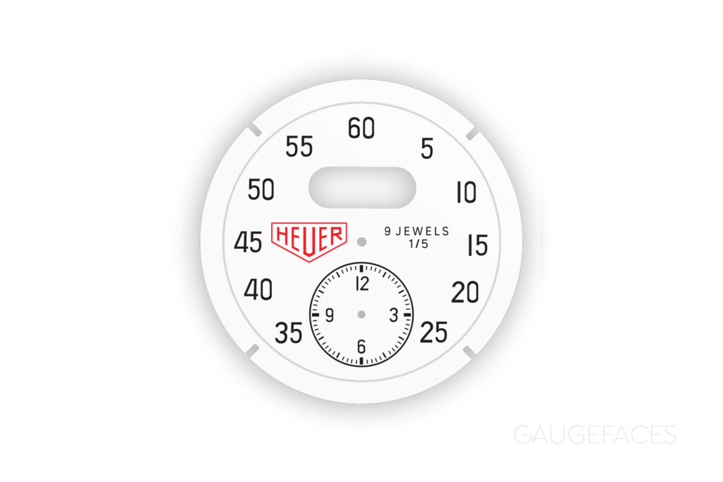 For Porsche Sport Chrono: Clock Dial Gauge Face – Tag Heuer Edition ...