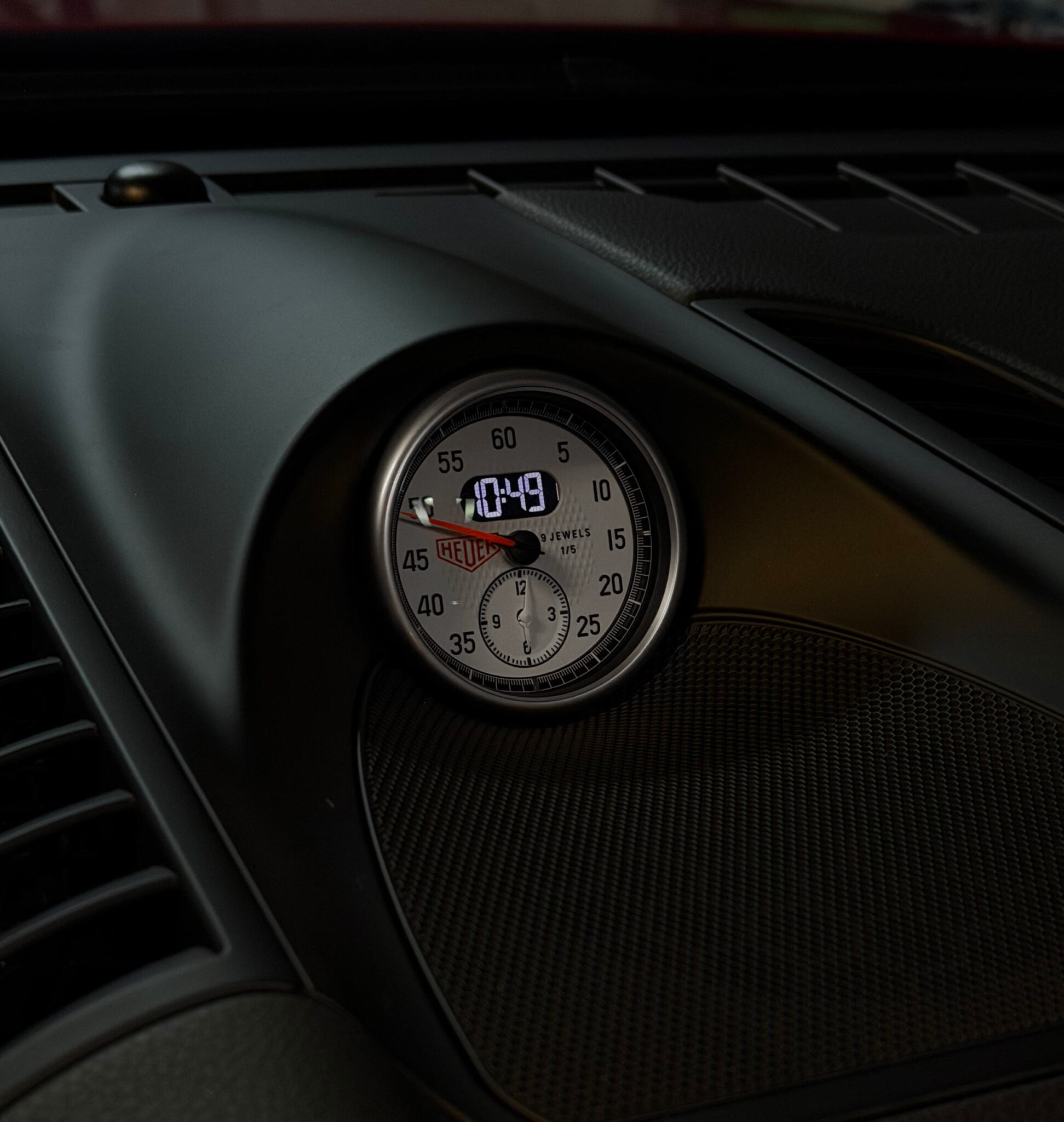 For Porsche Sport Chrono: Clock Dial Gauge Face – Tag Heuer Edition ...