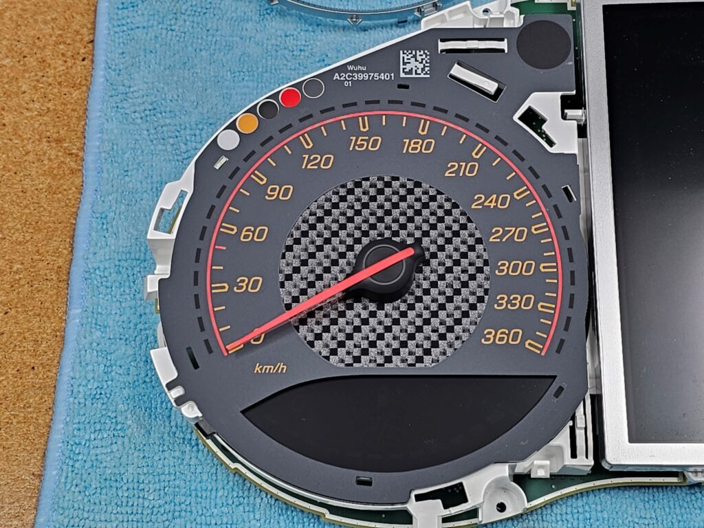 Custom Order: 2019 Mercedes AMG GTR Speedometer Gauge Face – KMH to MPH ...