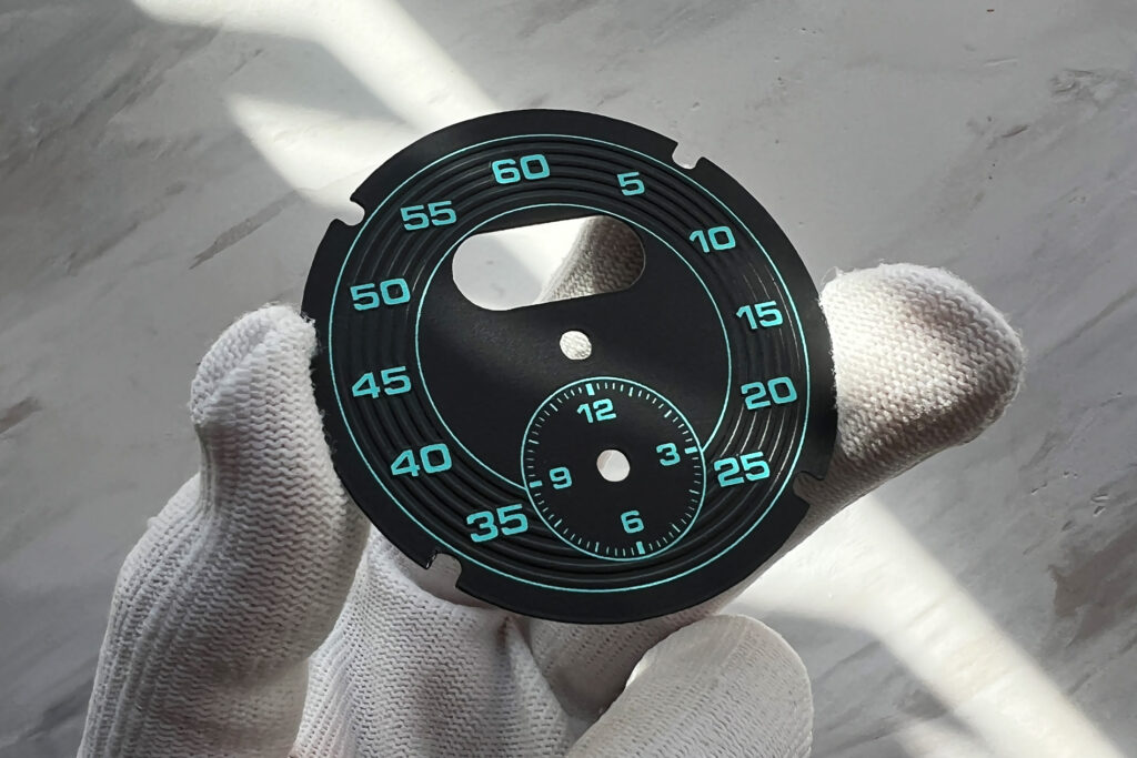 For Porsche Sport Chrono: Clock Dial Gauge Face – Black (Green Numbers ...