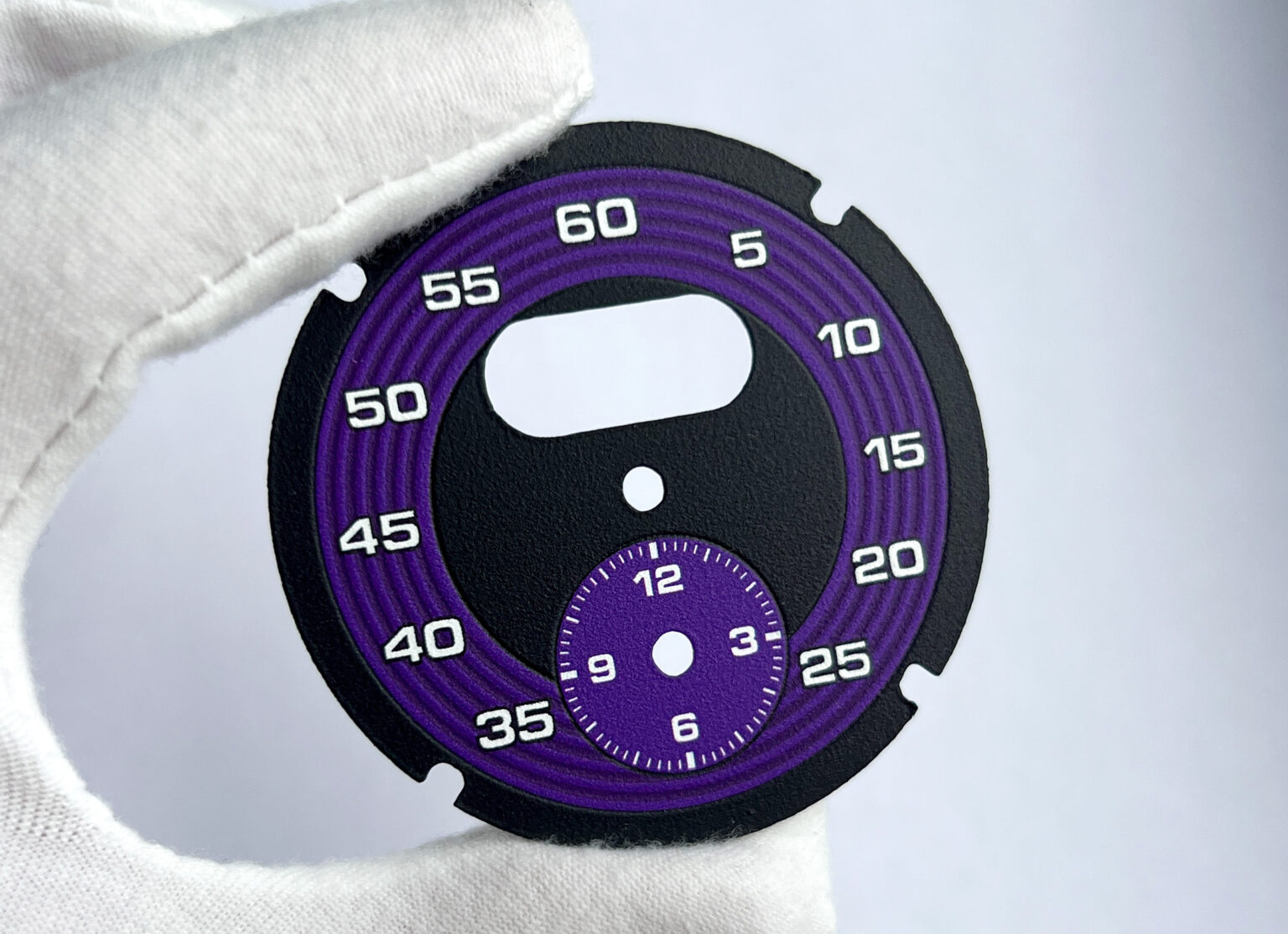 For Porsche Sport Chrono: Clock Dial Gauge Face – Black / Ultraviolet ...