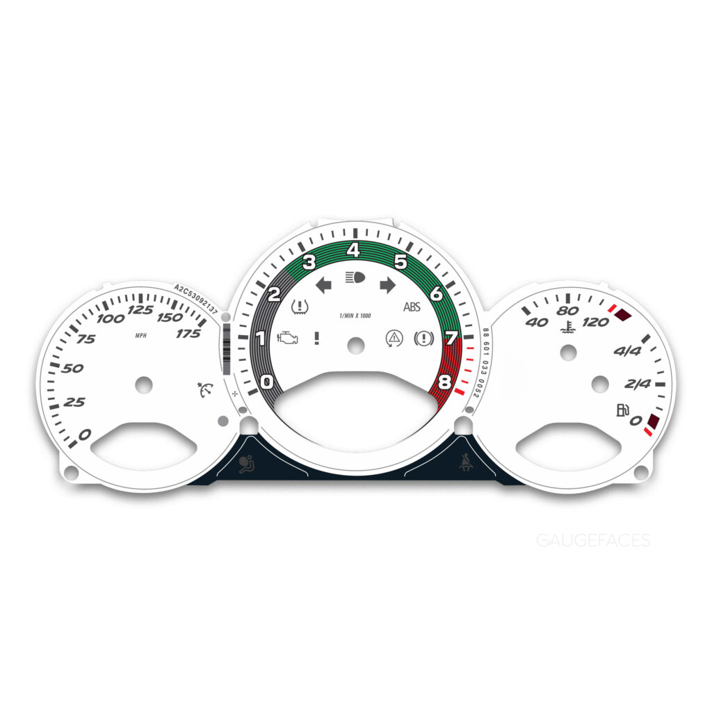 Porsche 987 (Gen 1&2) Boxster / Cayman Instrument Gauge Face – OPTIONS ...