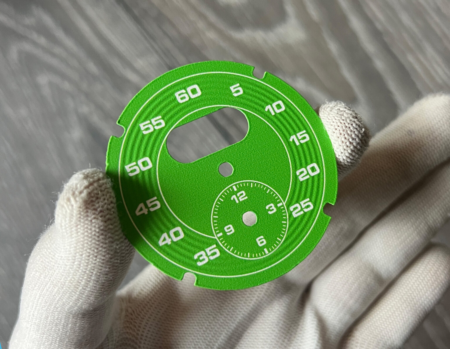 For Porsche Sport Chrono: Clock Dial Gauge Face – Python Green Solid ...
