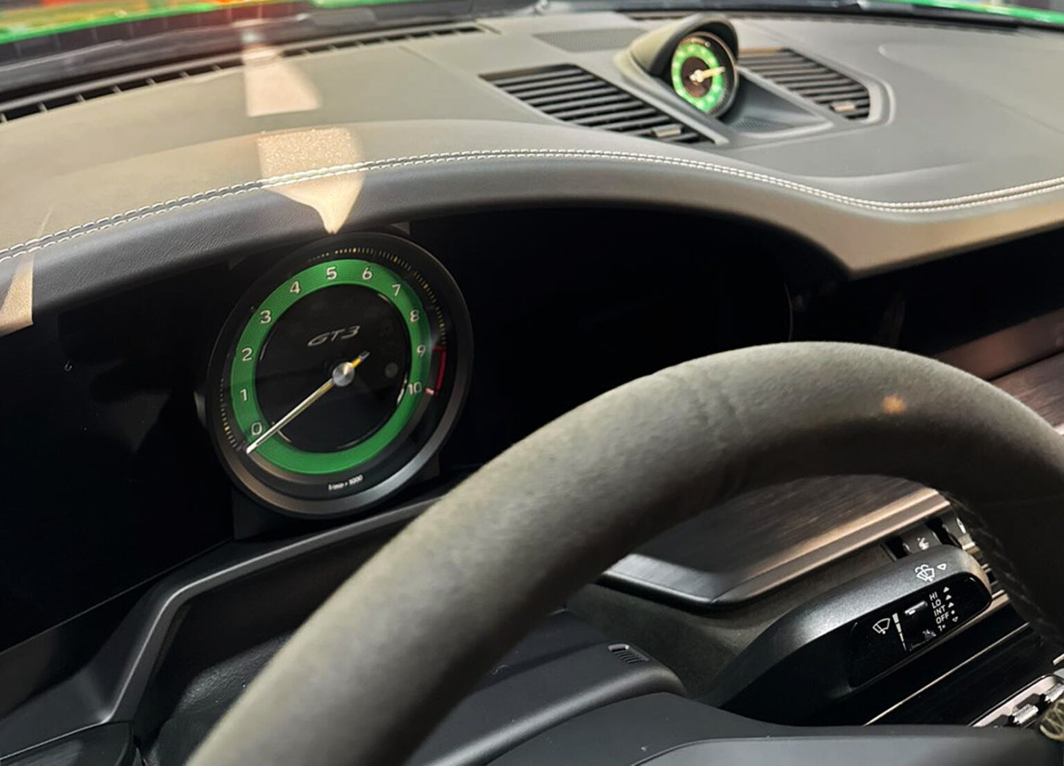 For Porsche 911 (992) GT3: Gauge Face Tachometer – Solid Accent Ring ...