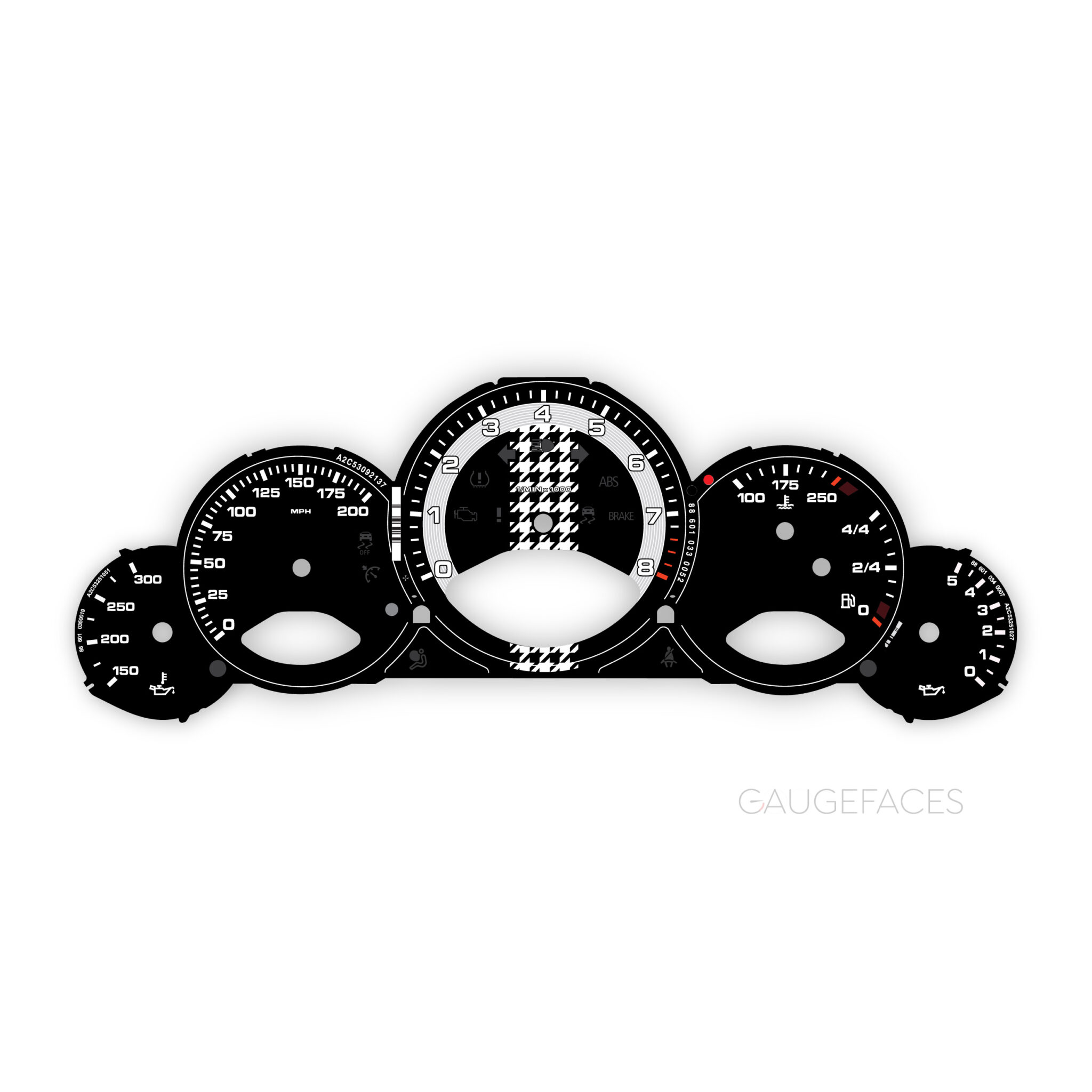 For Porsche 911 997.2: Gauge Faces – US-Spec – Manual – Custom Design ...
