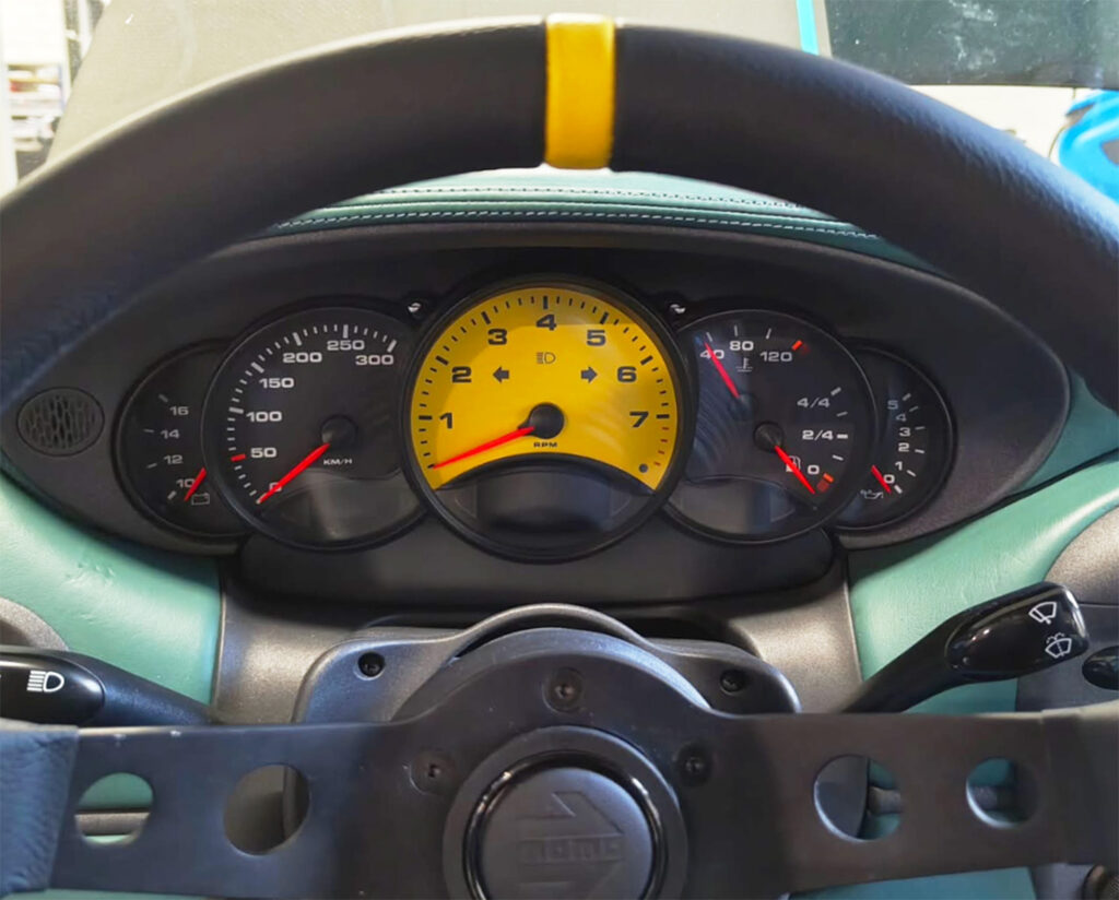 For Porsche 911 996.1 / Boxster 986.1: Gauge Face Tachometer – 8000 RPM ...