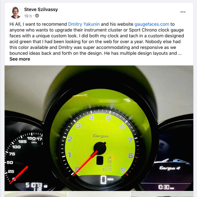 GaugeFaces.com - Custom made gauge faces. Made in USA