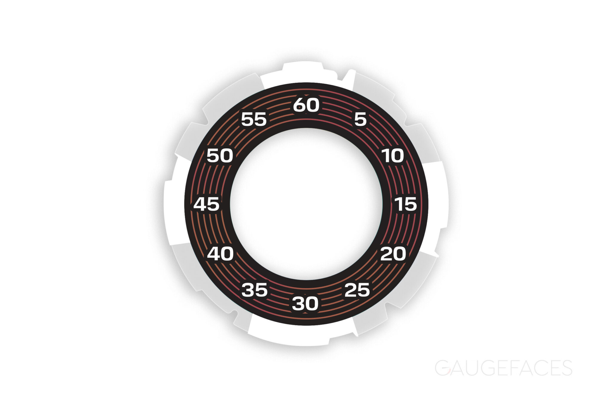For Porsche 992 Sport Chrono Clock Dial: Gauge Face – Gradient Solid ...