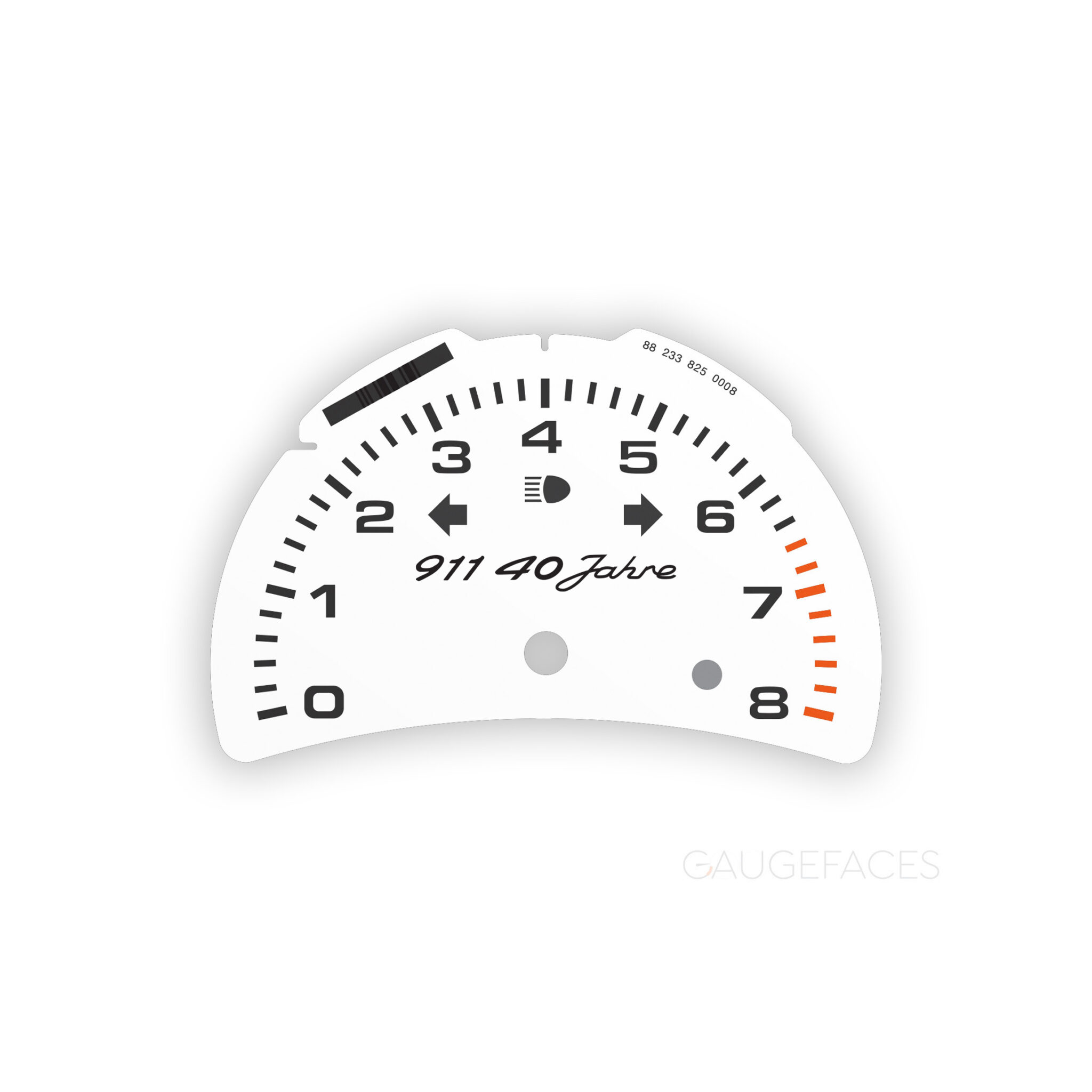 For Porsche 911 996 Turbo – 911 40 Jahre Logo – Gauge Face Tachometer ...