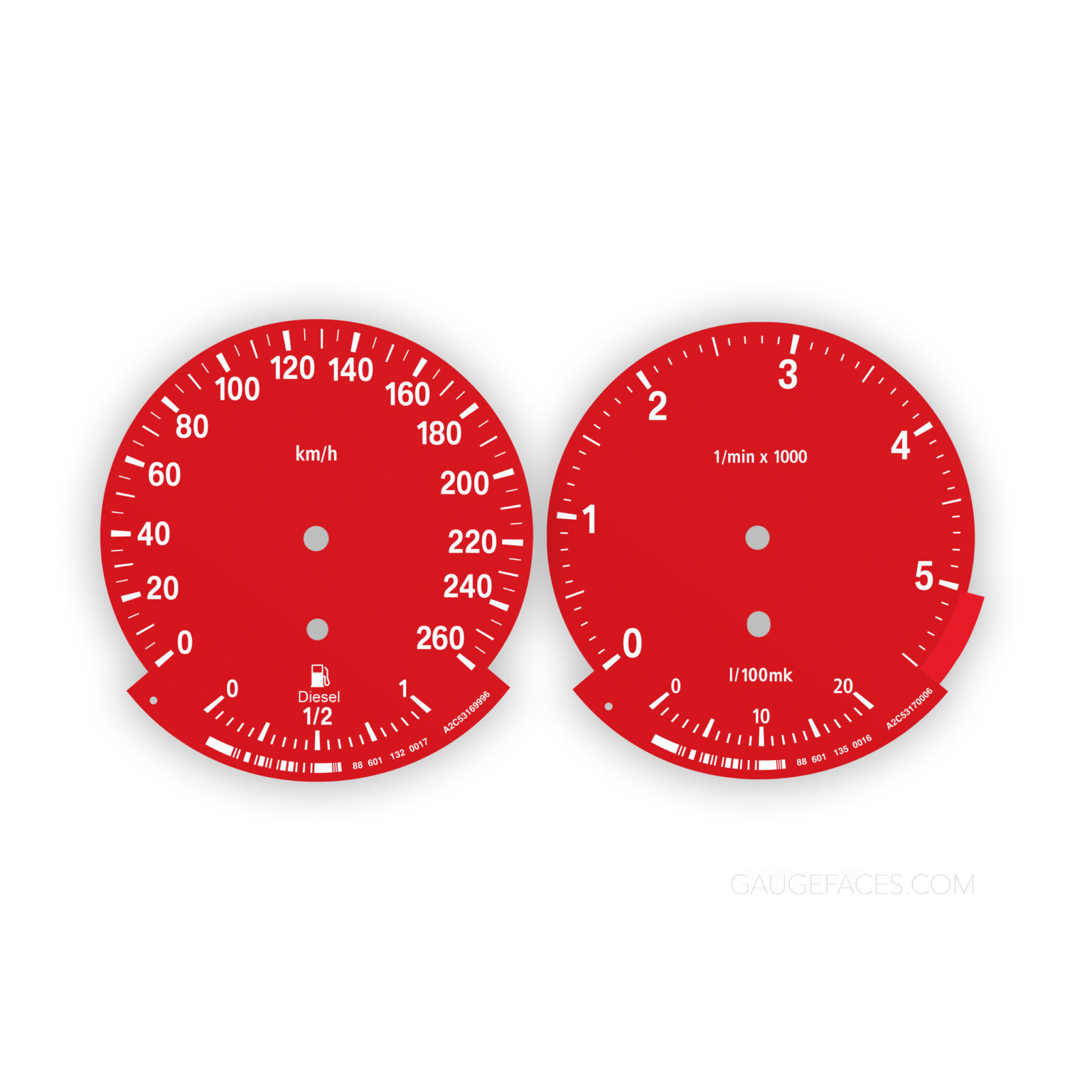 BMW Gauge Faces E87/ E81/ E88/ E82 /E90/E91/E92/E93/ E84 – Diesel ...