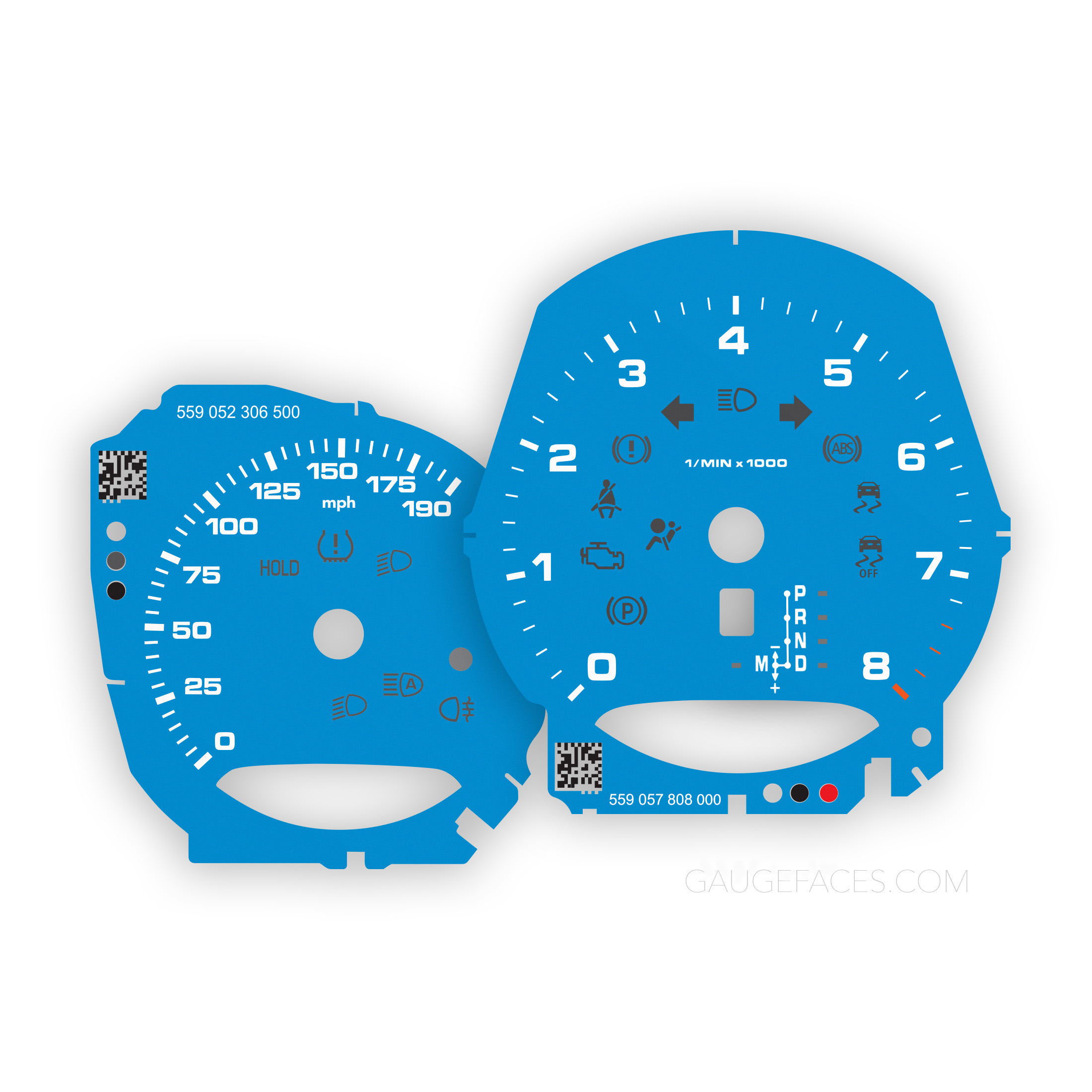 For Porsche 718 Boxster S / Cayman S 2.5L: Gauge Faces – OPTIONS ...