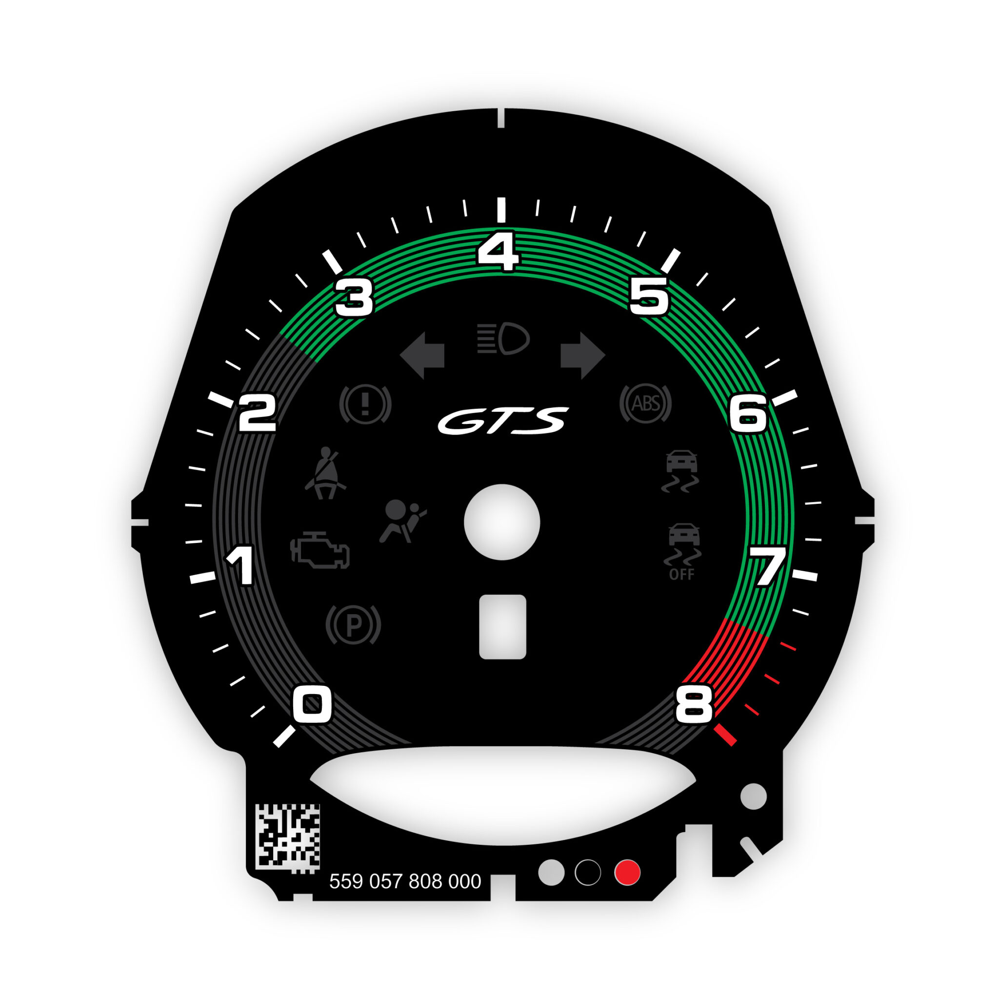 For Porsche 911 991.2 / 718 GTS: Gauge Face Tachometer – OPTIONS ...